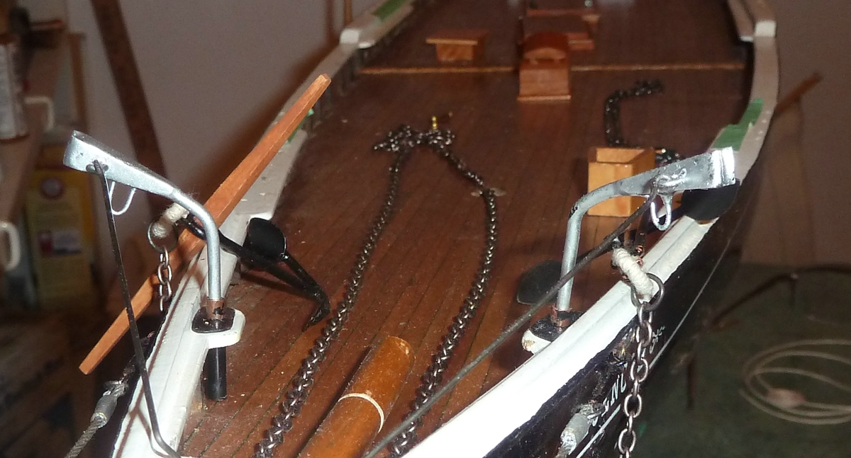 Model Build - Bluenose II: 15 - Anchors and Catheads