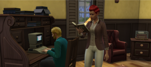 Unofficial Sims 4 Prima: Writer Career