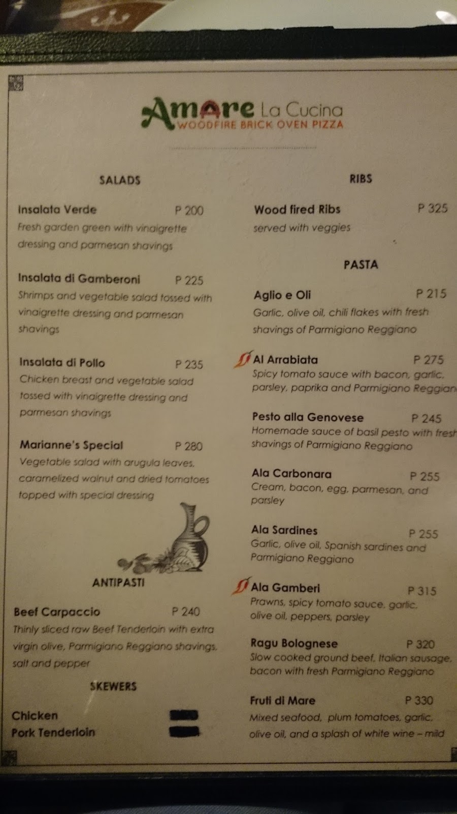 Chic Exclusive: Amare La Cucina Baguio City