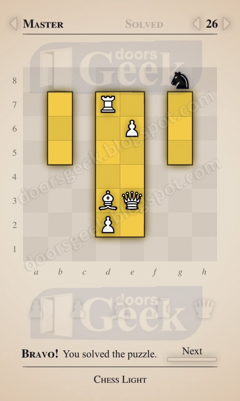 Chess Light [Master] Level 26 ~ Doors Geek