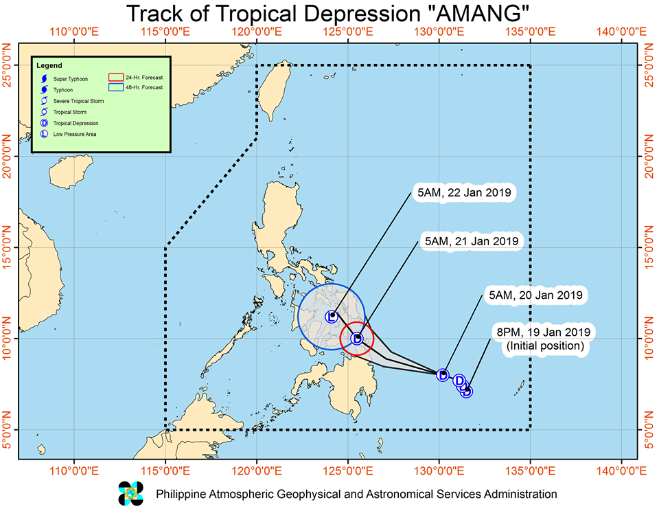 'Bagyong Amang' PAGASA weather update January 20, 2019