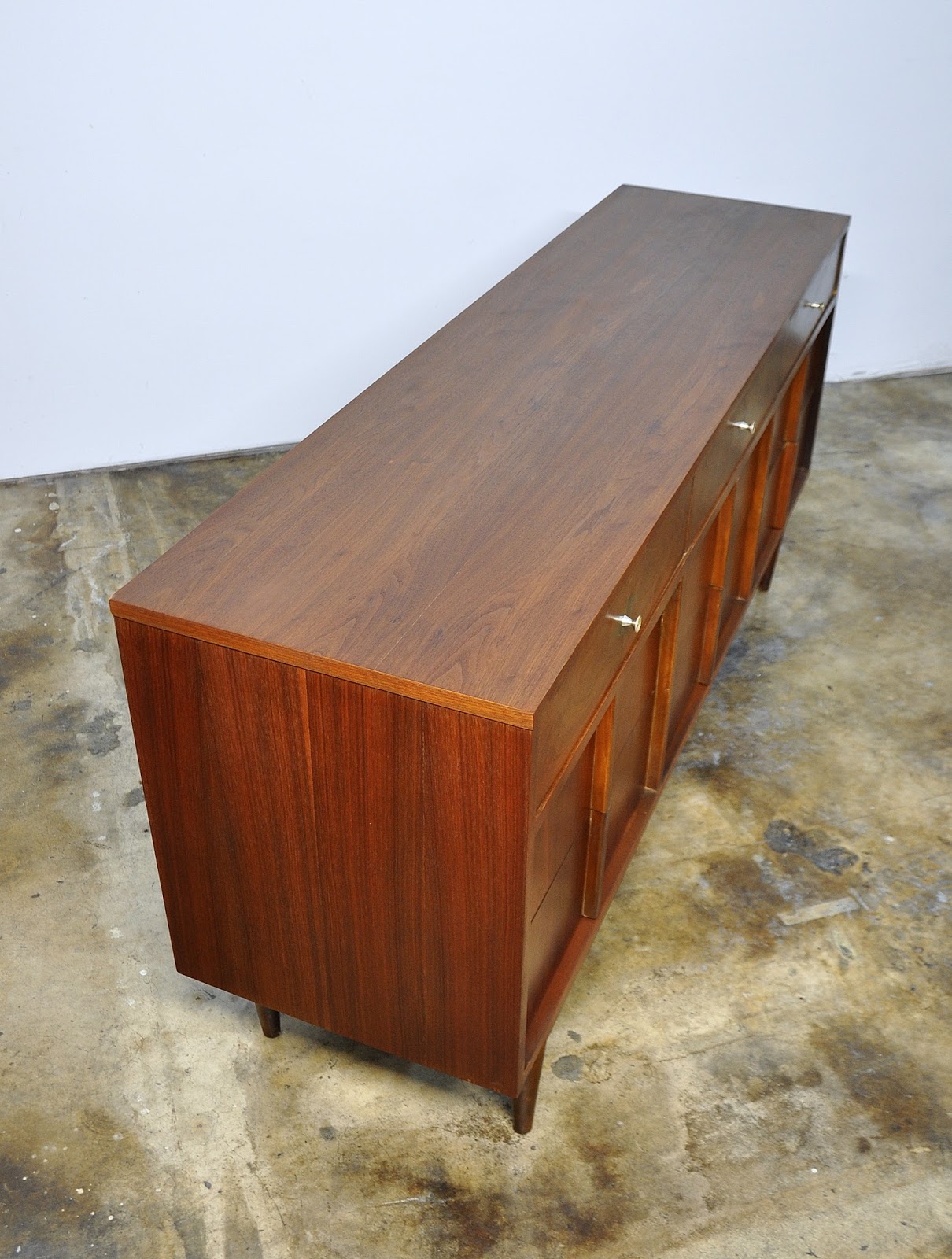 SELECT MODERN: Basic-Witz Triple Dresser Credenza