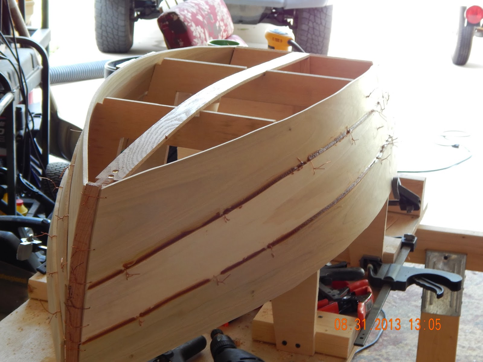 Blue Heron Northeaster Dory: Boat Cradle for Grand baby