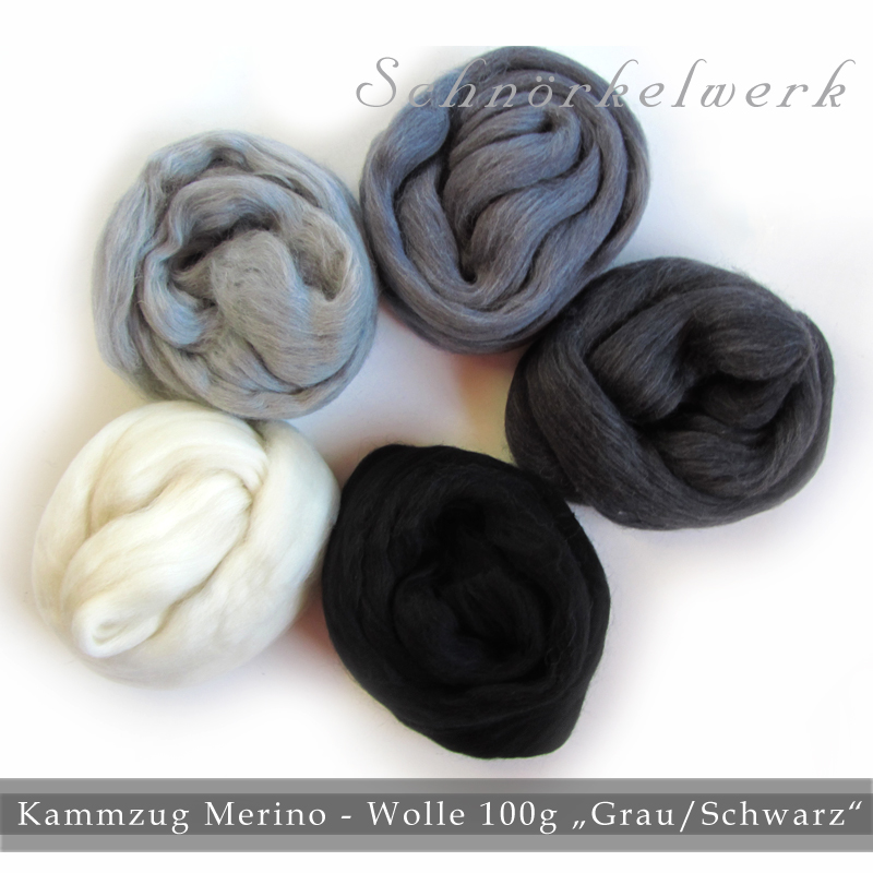 Filz Wolle, Kammzug Merino Wolle