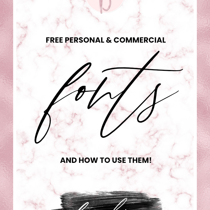 Free Personal & Commercial Use Fonts | #1 | Becca Jayne