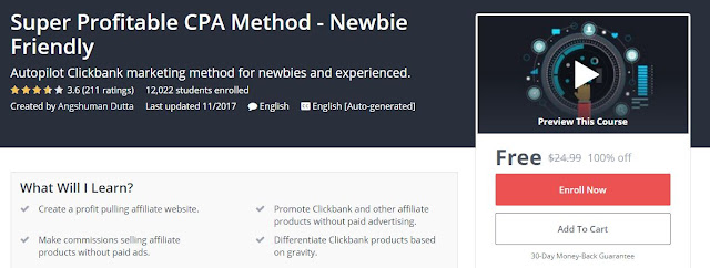 Super Profitable CPA Method - Newbie Friendly - Marketing Trick Ebook