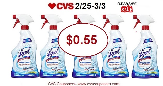 *HOT* Pay $0.55 for Lysol with Hydrogen Peroxide Multi-Purpose Cleaner ...