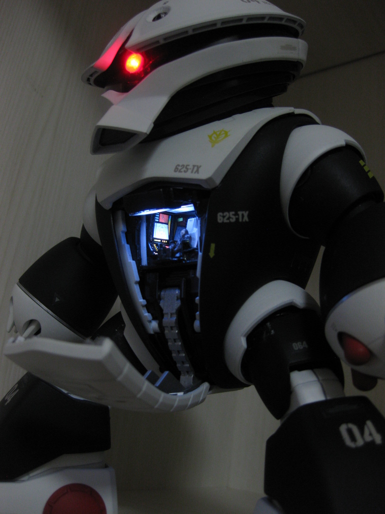 GUNDAM GUY: MG 1/100 MSM-04 Acguy - Customized Build w/ LEDs