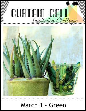 Inking Aloud: Curtain Call Inspiration Challenge-Green