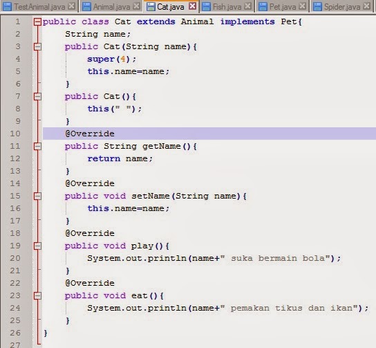 Konsep OOP (Enkapsulasi, Inheritance dan Polimorfisme) dengan ...