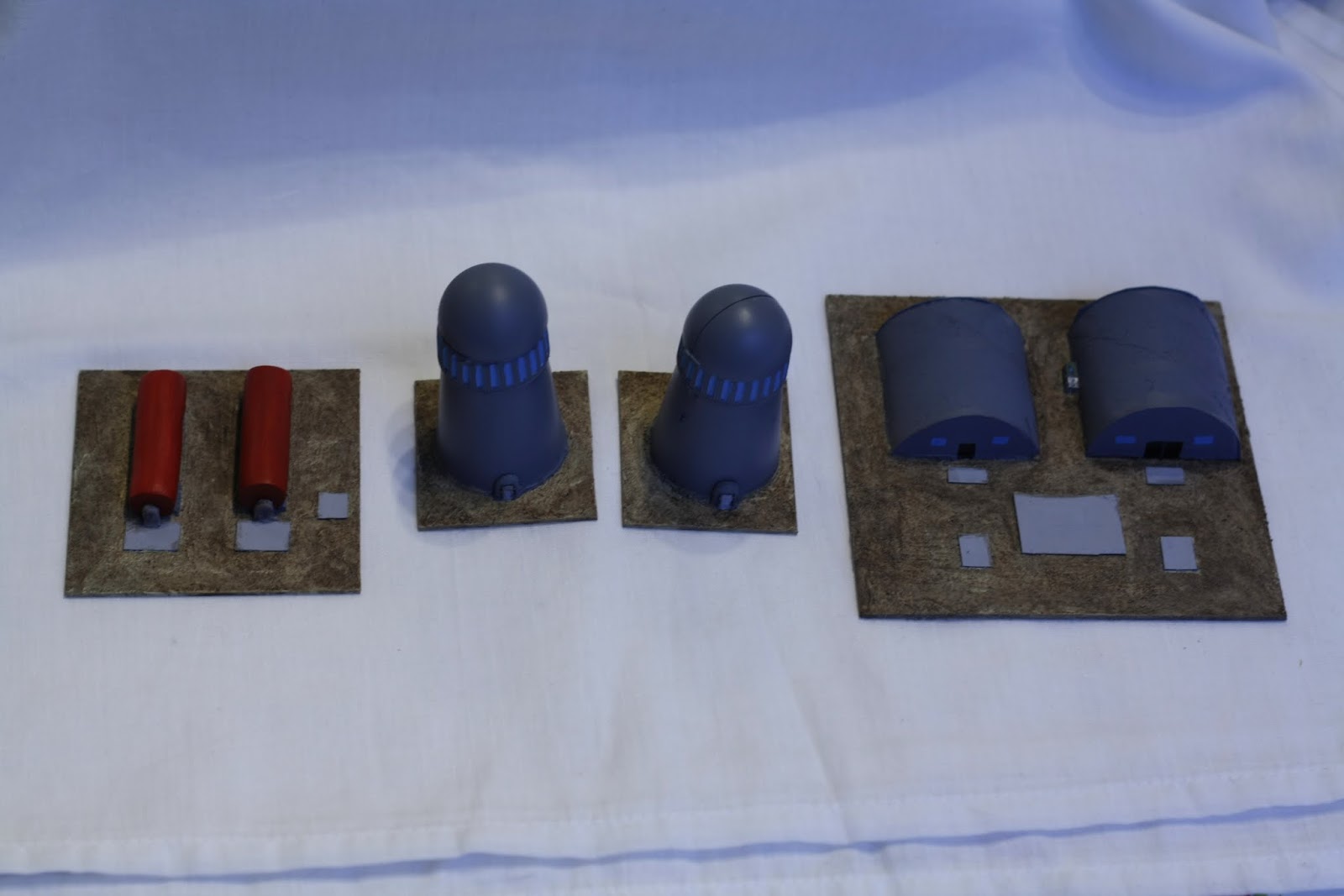 Lasers and Broadswords: More micro armour terrain