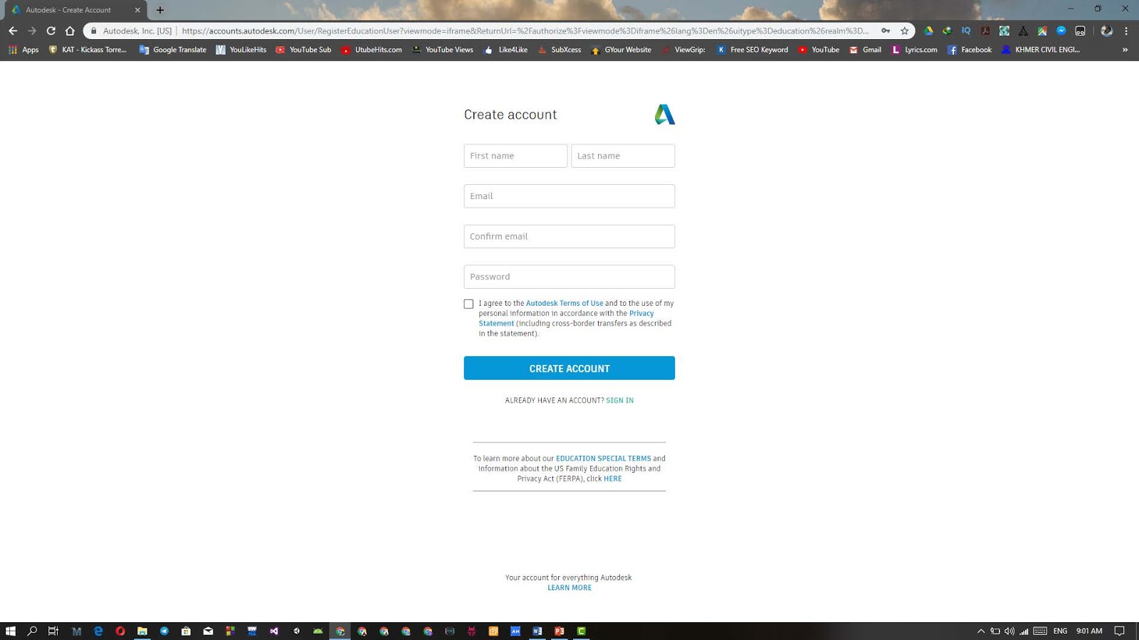 Smart 2 AutoCAD: How to create autodesk student account and download ...