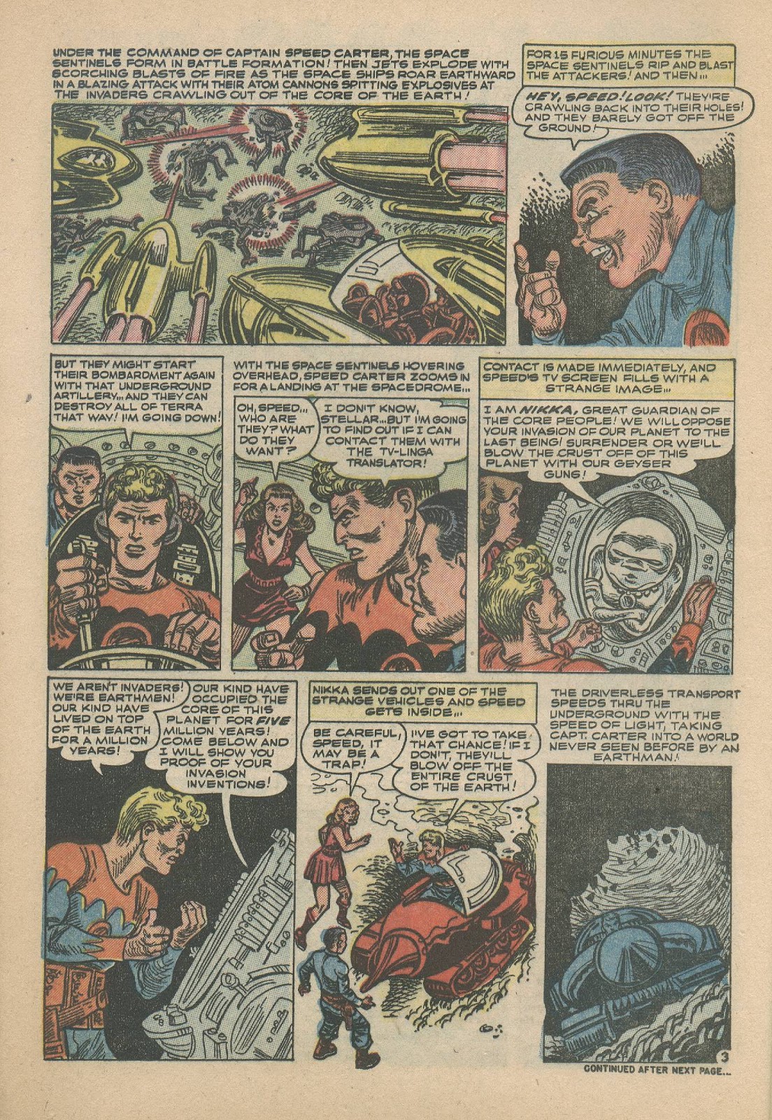 Last of the Spinner Rack Junkies: Speed Carter SPACEMAN by Joe Maneely 1953