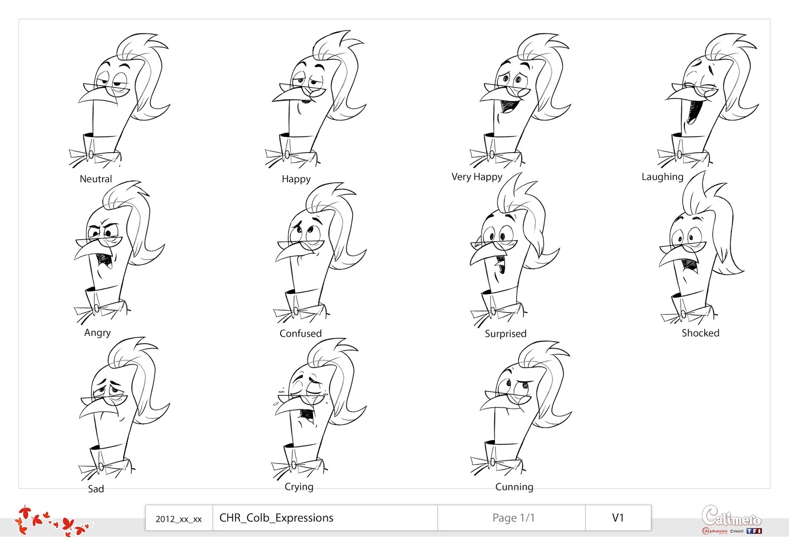 .: Character Design sur la Série 3D Caliméro chez Gaumont Alphanim