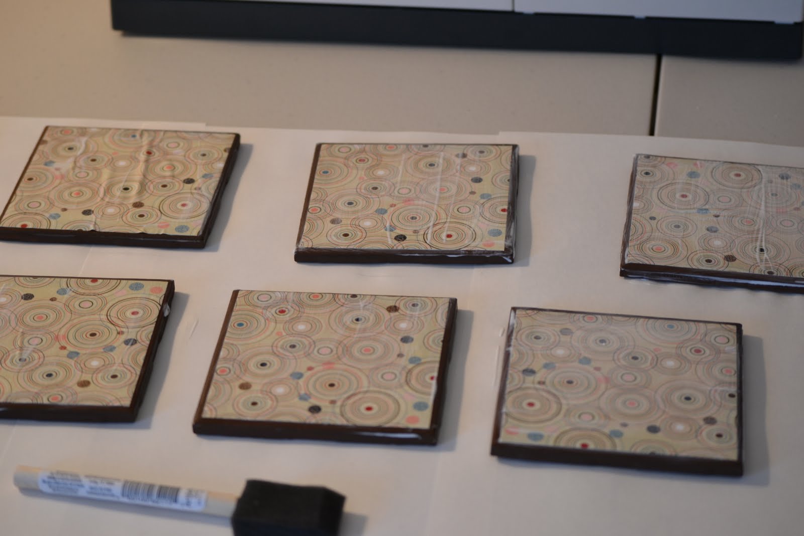 Delightful Creativity: Tile coasters - so easy