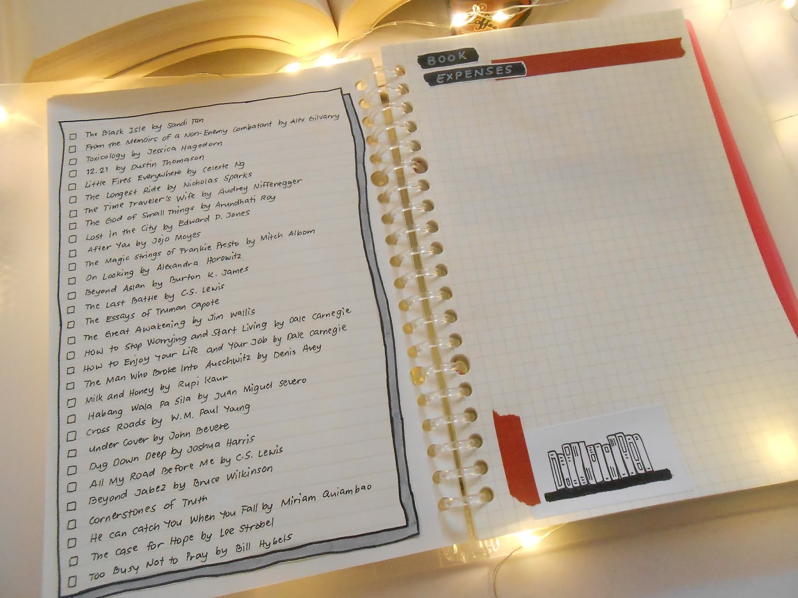 2020 Reading Journal + January Setup