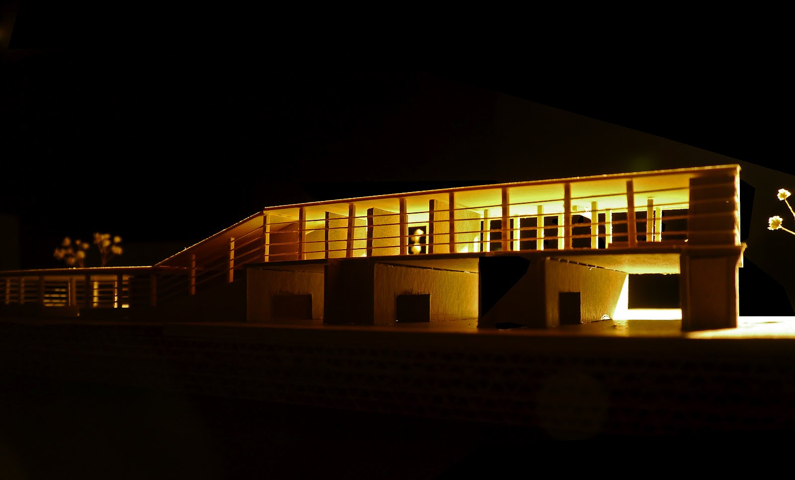 Tristan - Architecture: Rowing Center - Mid Review - Model