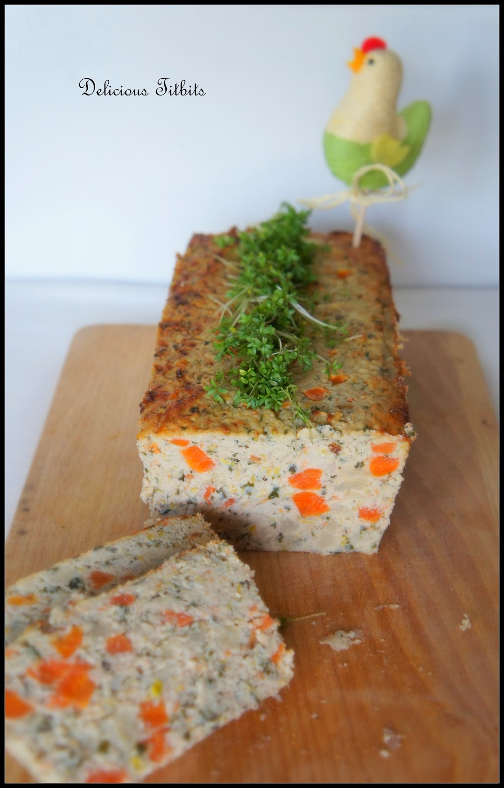 Delicious Titbits: Pasztet drobiowy z warzywami