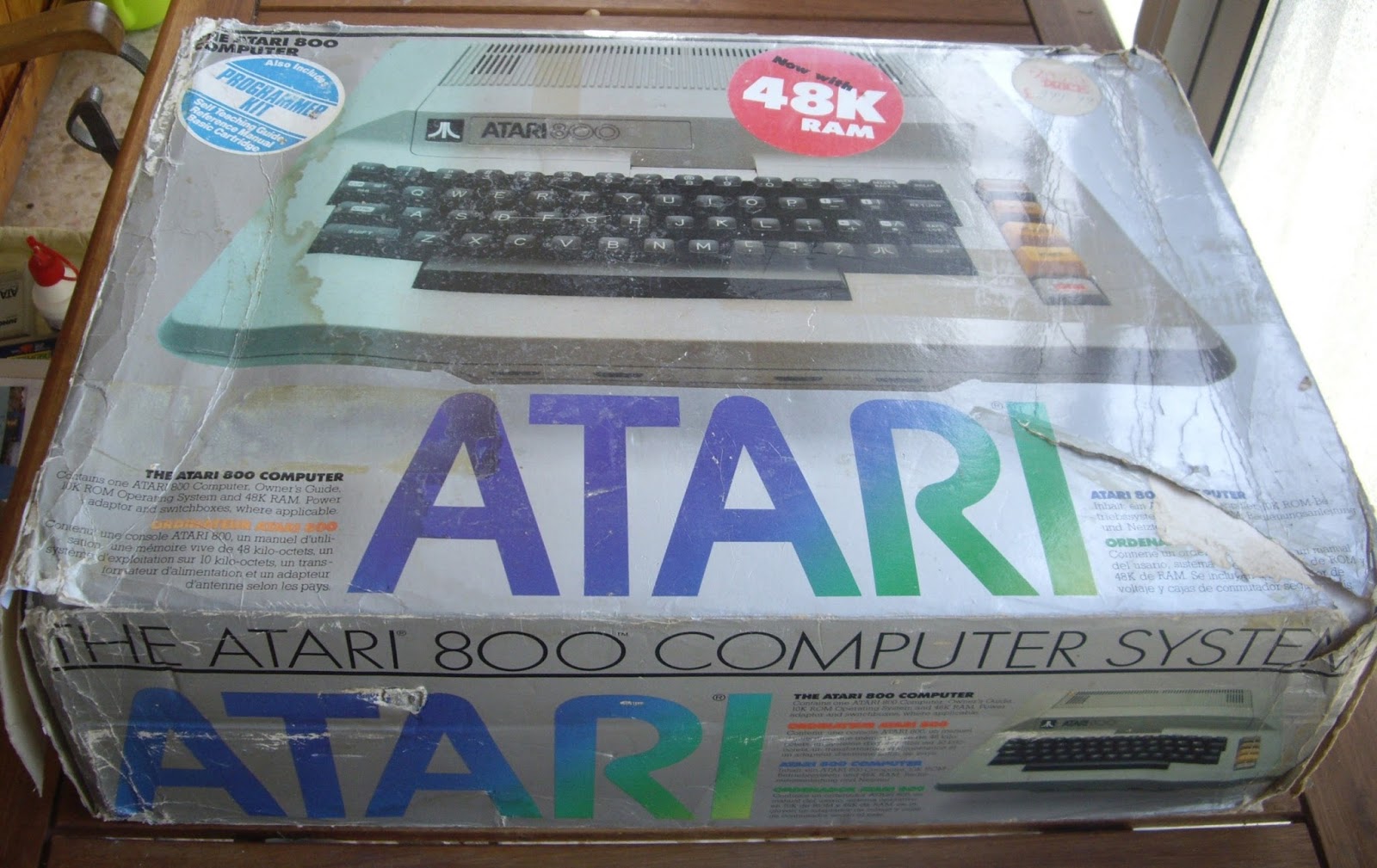 Retro Ordenadores Orty: Ordenadores Atari: Consola con teclado VCS 2600 ...