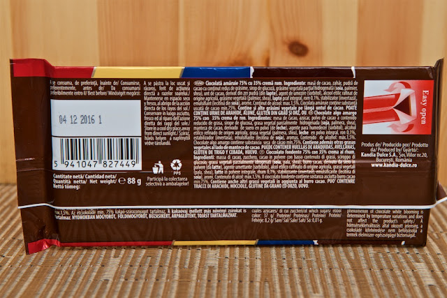 Autentic ROM Ciocolată 75% Cacao (88g) par ROM
