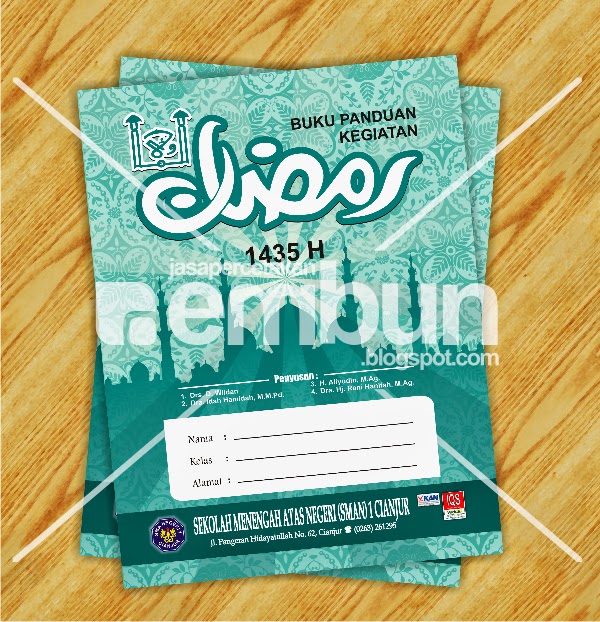 Jasa Cetak Buku Kegiatan Ramadhan 1435 H | Jasa Percetakan Embun ...