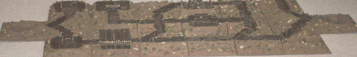 WWII Plastic Toy Soldiers: Trench System