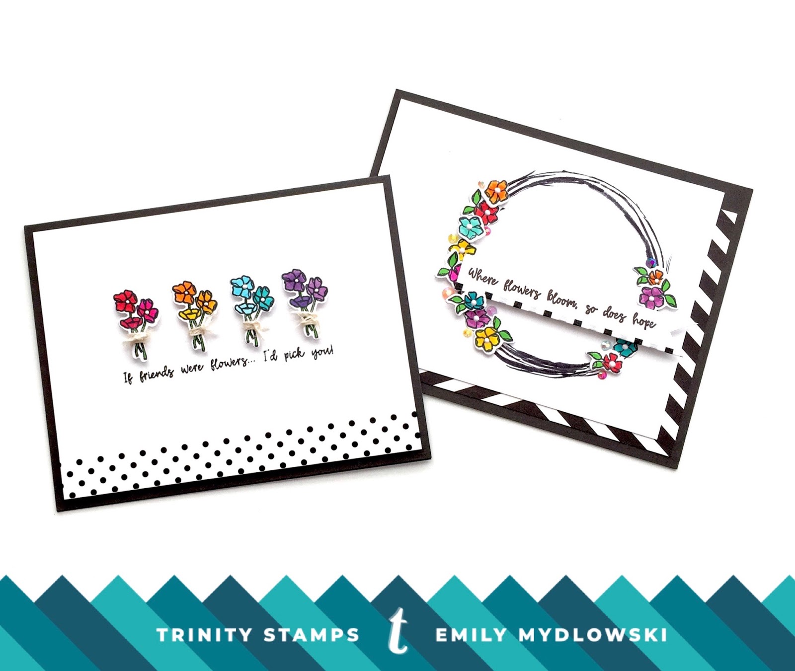 Bouquet of Hope: One Stamp, Three Ways | Trinity Stamps!