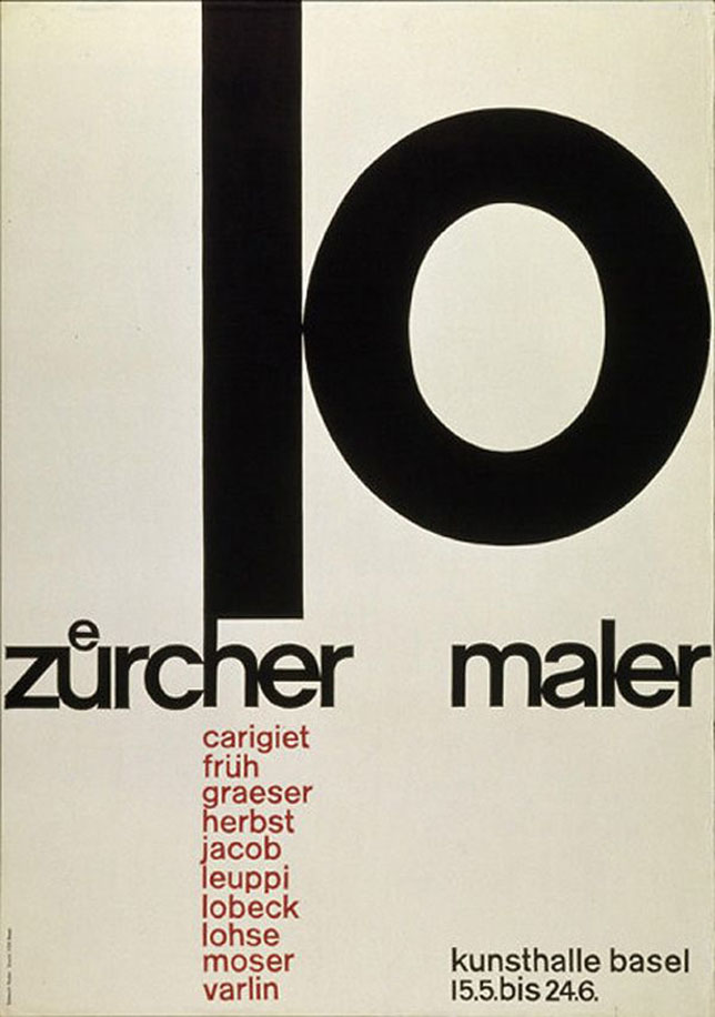 Artist of the day: Artist of the day, October 17: Emil Ruder, Swiss ...