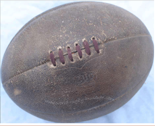 Lisia: The first rugby ball