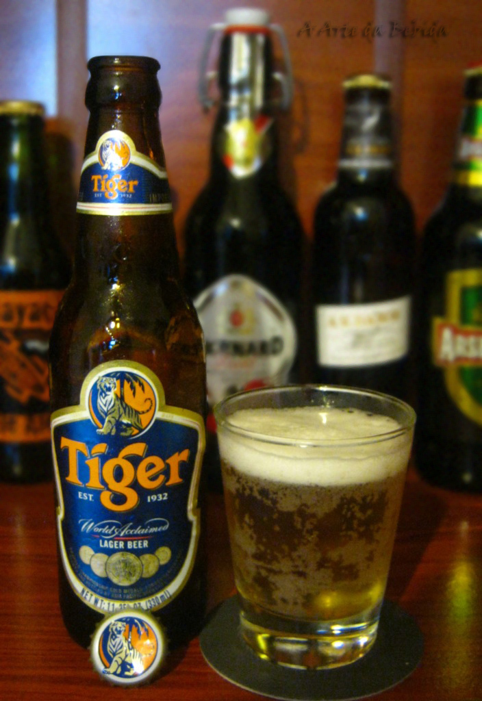 A Arte da Bebida: Degustação: Cerveja Tiger - Made in Singapura