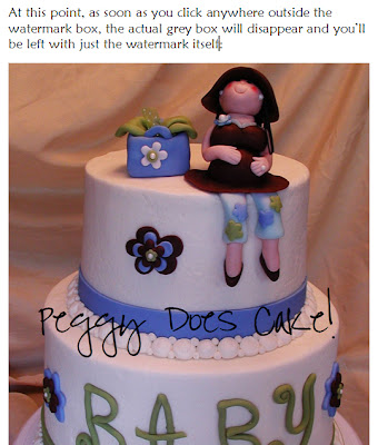 Peggy Does Cake.: Cake Tutorial: Watermark Your Cake Photos with ...
