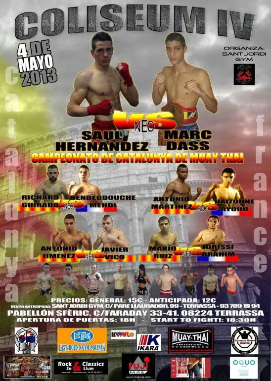 CLUB KICK-BOXING PRISMA: Velada en Terrassa 4-5-2013