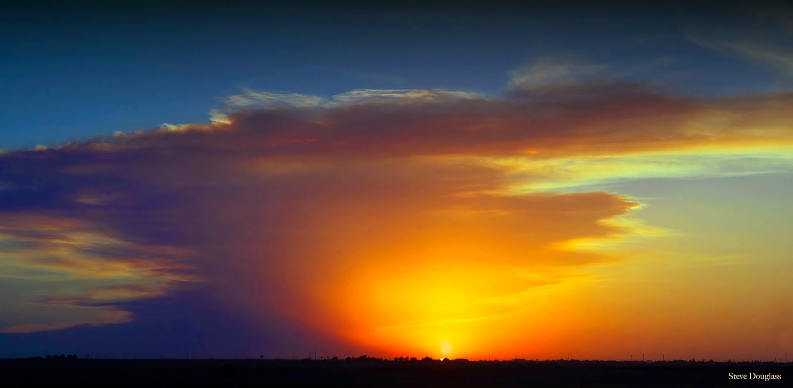 Panhandle Skies: Smoke from a distant fire ...
