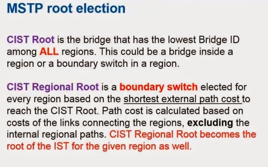 Cisco Only Commands (COC): MSTP