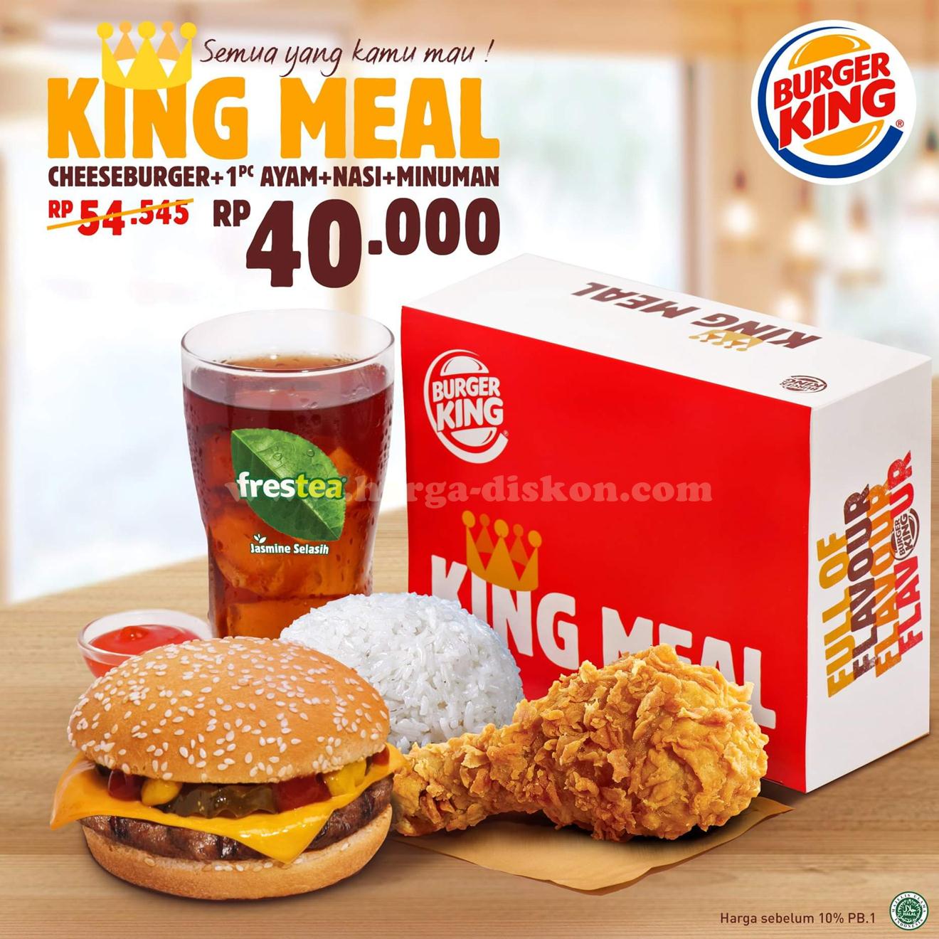 BK Lovers, WHOPPER Jr plus menu tambahan yang lengkap hadir lagi lho.