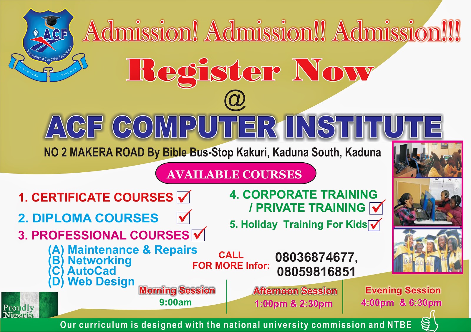ACF COMPUTER INSTITUTE: ACF Computer Institute