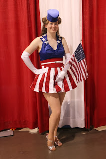 Costumes and Artwork: Sewing for me! Captain America USO Dancing Girl.