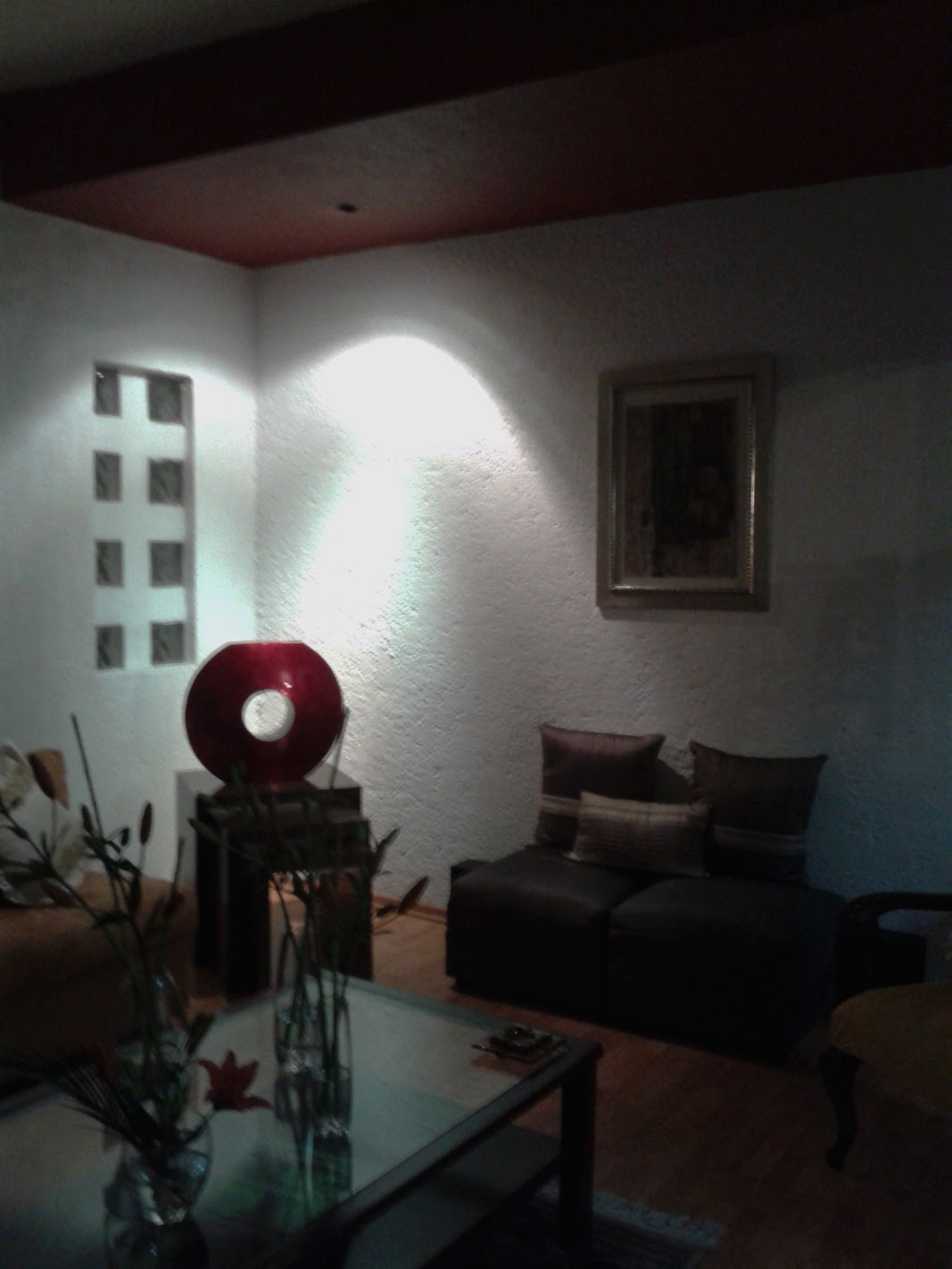 Plafones decorativos de tablaroca, iluminación con focos de Leds ...