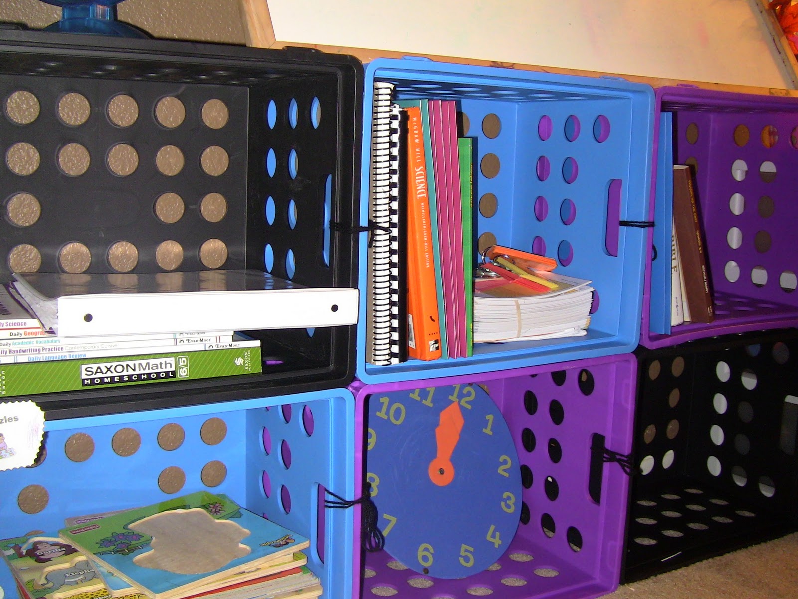 Natural Homeschooling Mama: Creative storage bin and preschool flannel ...