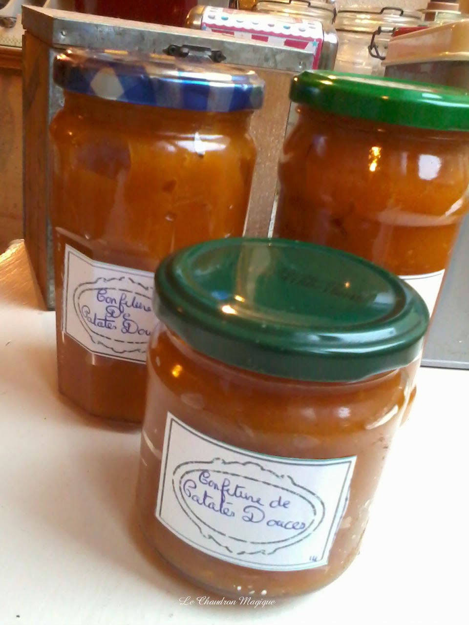 Le Chaudron Magique.: Confiture de patates douces à l'anis.