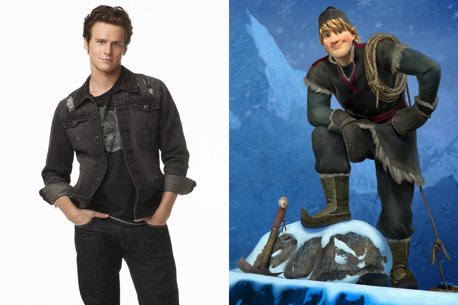 Jonathan Groff and Santino Fontana – outdoorsman Kristoff and handsome ...
