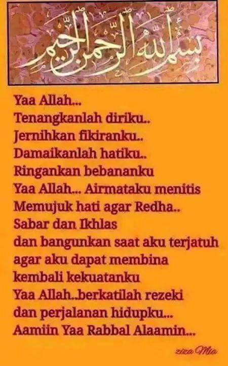 Aku kah itu?: Menadah tangan...