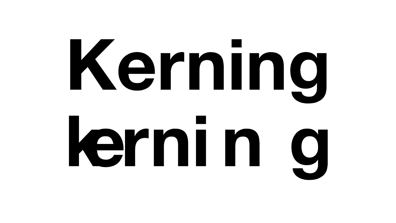 Semana 5. Tracking - Kerning