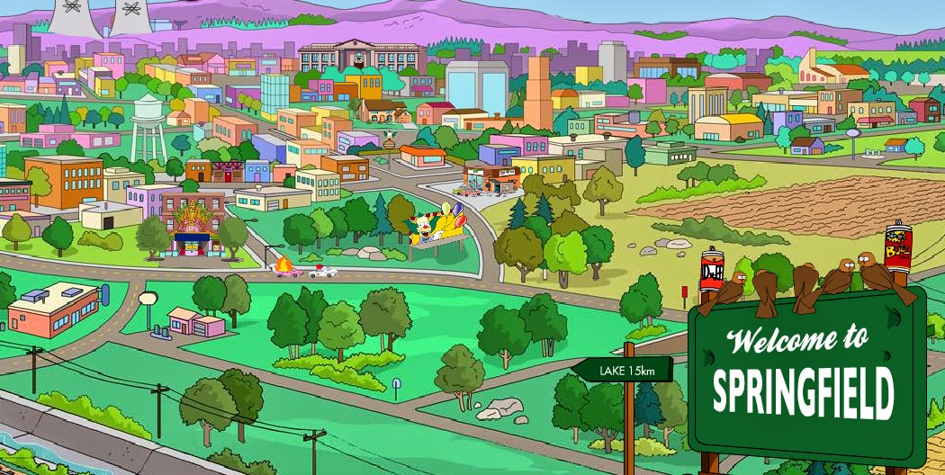 LOS SIMPSON: SPRINGFIELD: CIUDAD DE LOS SIMPSON
