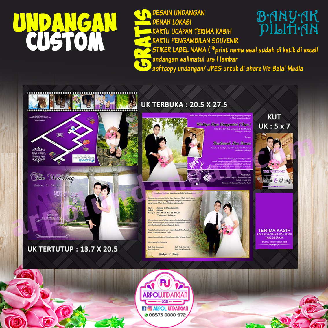 Undangan Custom Desain