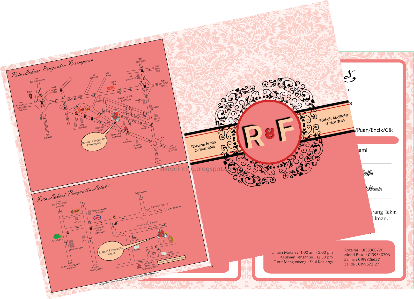 ONLINE PRINTING SERVICES: DESIGN KAD KAHWIN