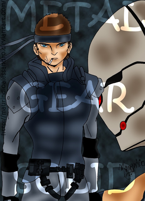 MAURINDIO ART: SOLID SNAKE FAN ART