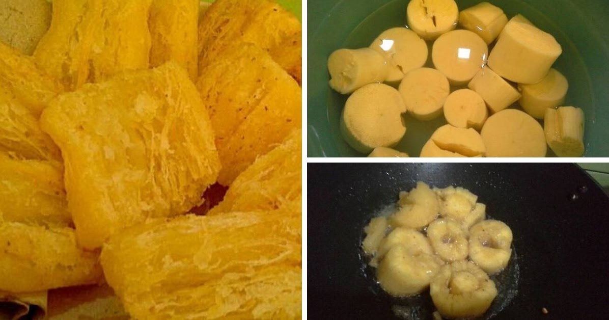 Dua Cara Membuat Singkong Goreng Yang Empuk Merekah - CAPTION BAPER