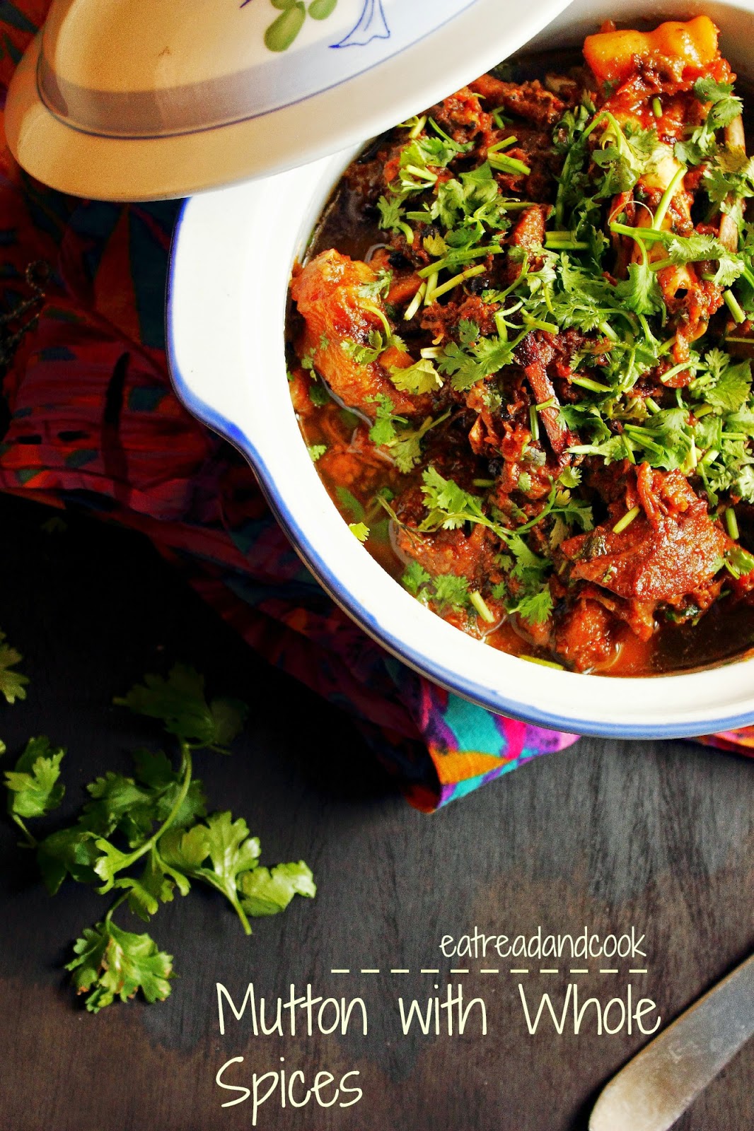 Khara Masala Gosht / Mutton With Whole Spices