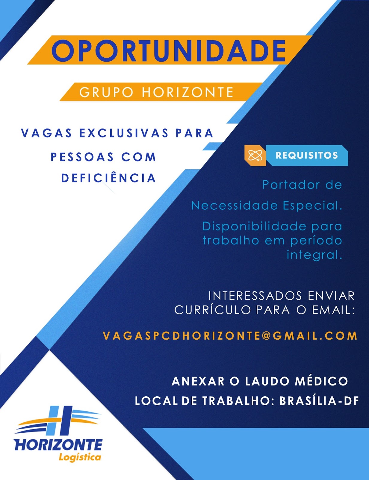 Emprego para PCD - 14.03.18